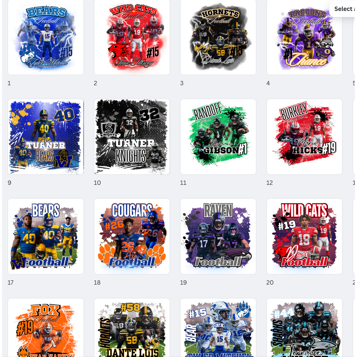 30 Editable Football templates – Smh Customized LLC