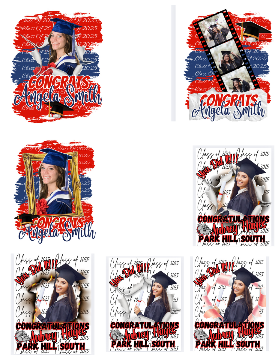 7 New 2025 Grad designs – Smh Customized LLC